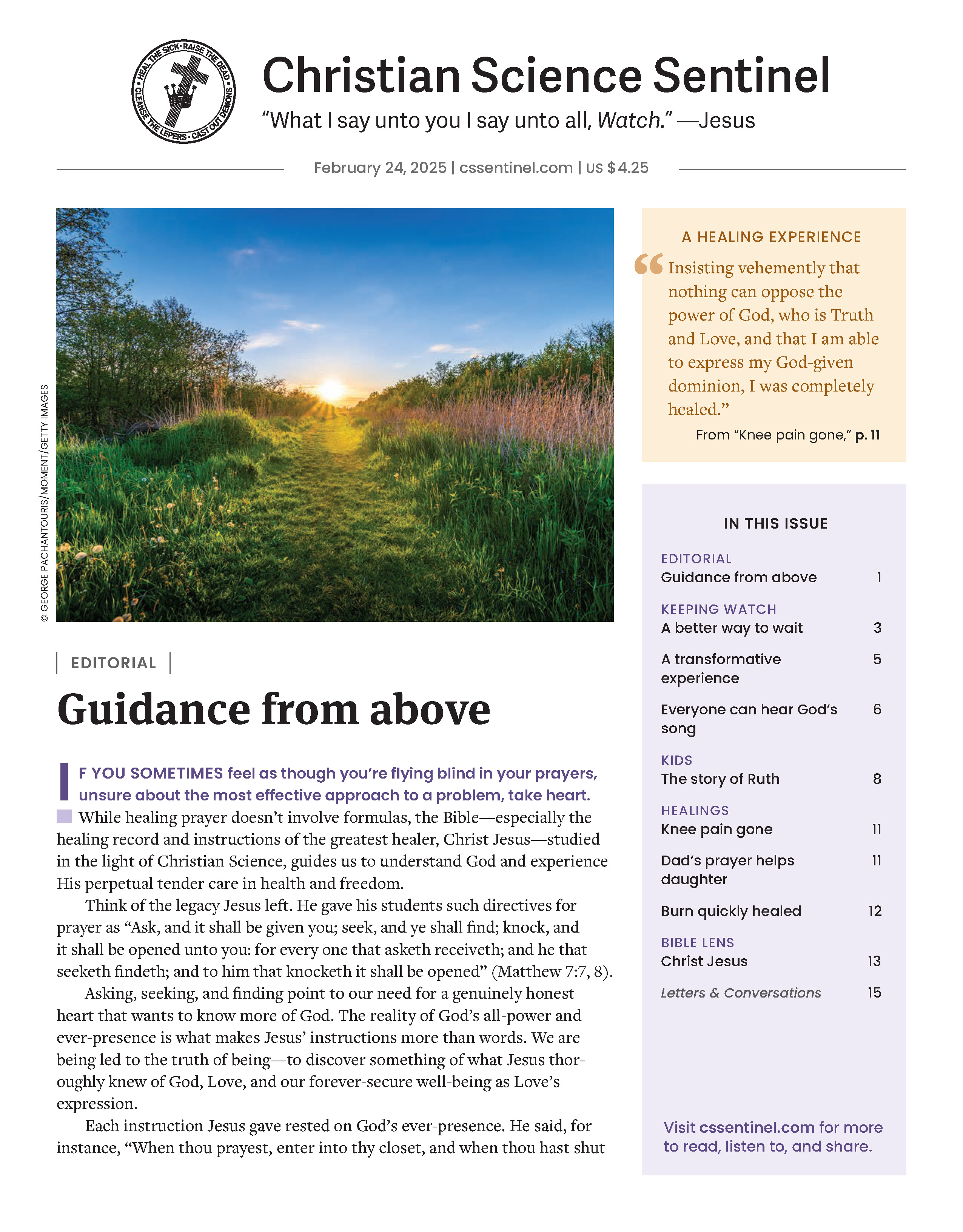 Christian Science Sentinel - Christian Science